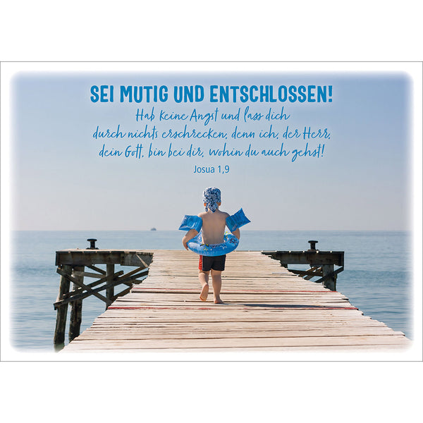 Sei mutig und entschlossen! (12 Postkarten)